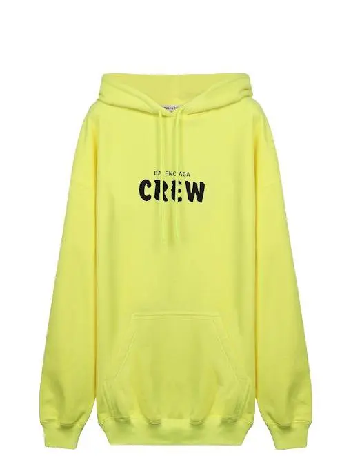 Balenciaga Oversize Hoodie - Yellow