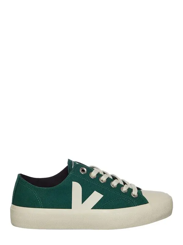 VEJA Wata Ii Low Canvas Sneakers - Green/white