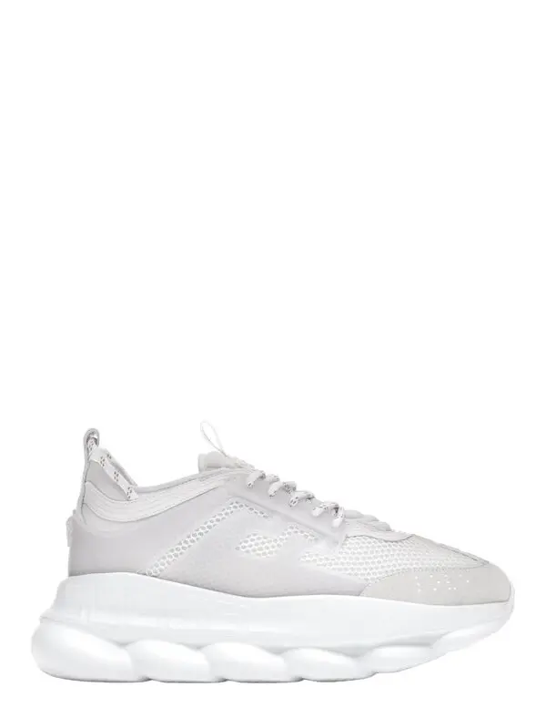 Versace Chain Reaction Sneakers - White