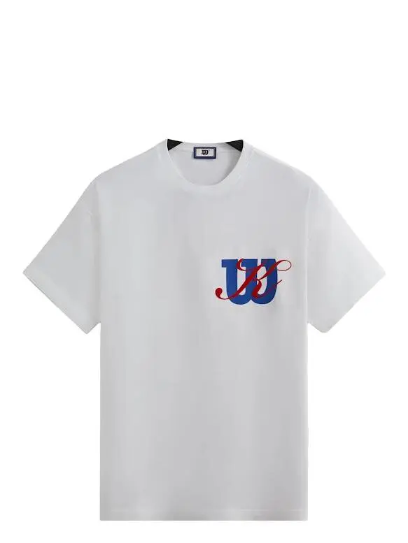 Kith Wilson Oversized Logo Vintage Tee Shirt - White