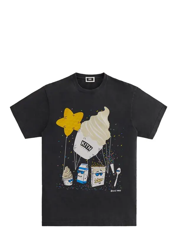 Kith Treats Balloon Vintage Tee Shirt - Black