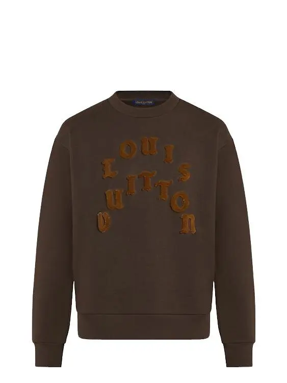 LOUIS VUITTON Tuffetage Crewneck Sweatshirt - Brown