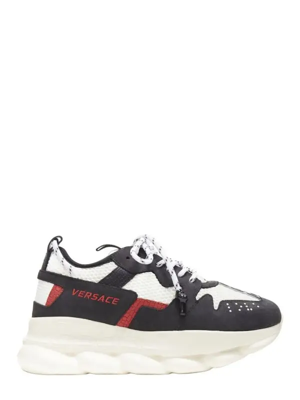 Versace Chain Reaction 2 Sneakers - Black/red/white
