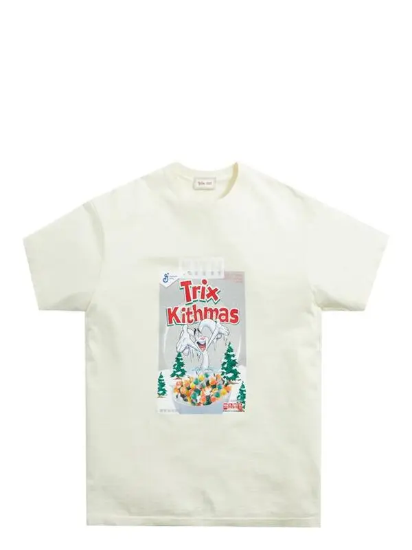 Kith Treats For Trix Cereal Box Archive Tee Shirt - Sandrift