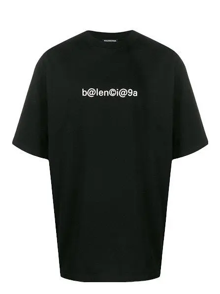 Balenciaga Large Fit Symbolic T-shirt - Black/white