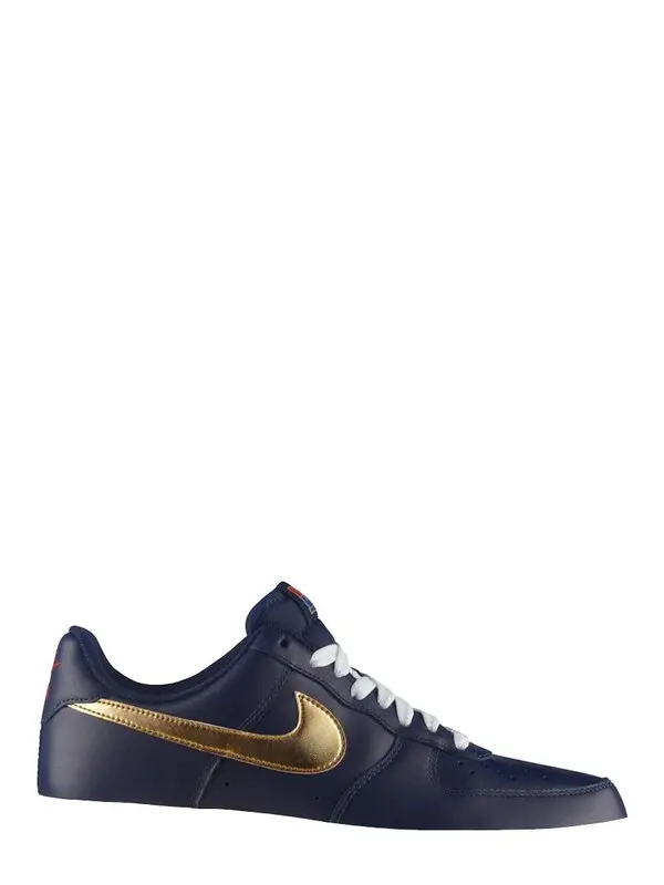 Nike Air Force 1 Low Olympic Sneakers - Midnight Navy Blue/metallic Gold/sport Red