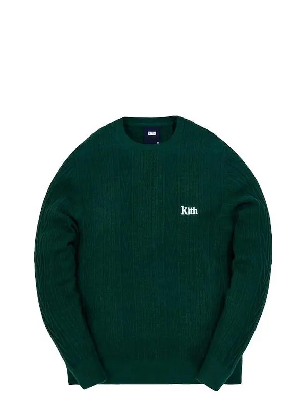 Kith Vintage Tilden Crewneck Sweatshirt Sweater - Scarab