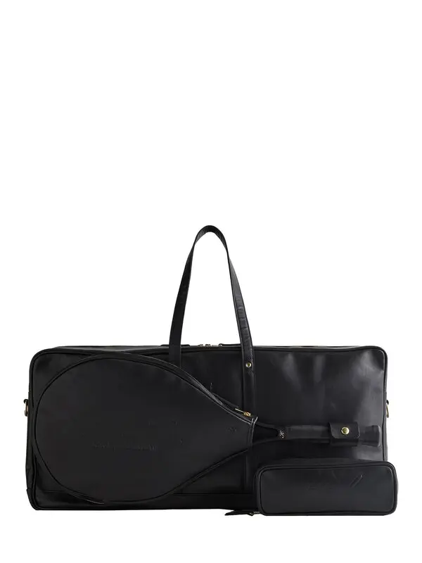 Kith For Wilson Showmen Leather Tennis Bag - Black