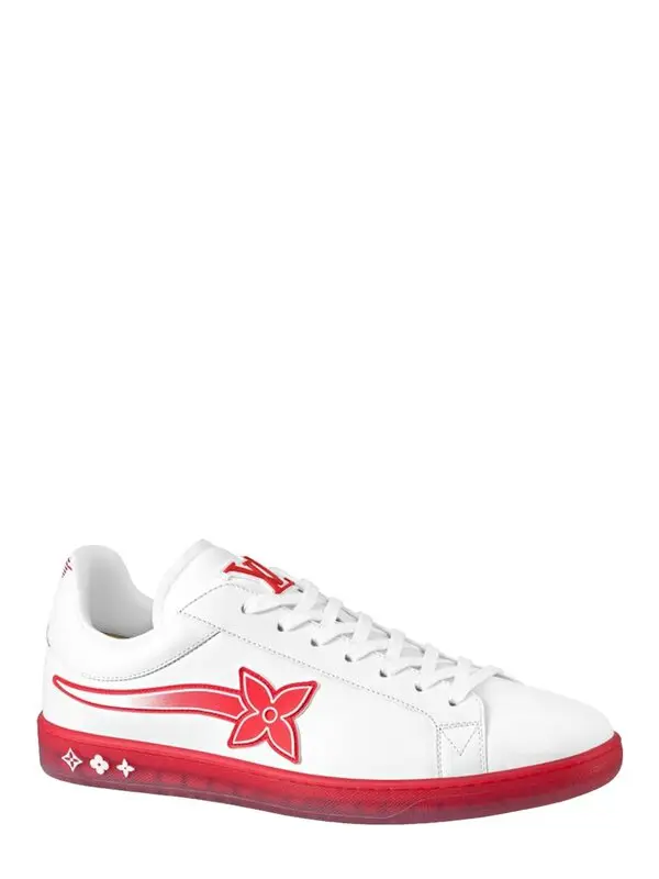 LOUIS VUITTON Luxembourg Sneakers - White/red