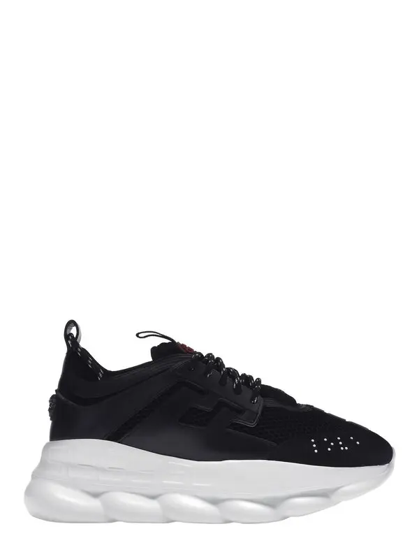 Versace Chain Reaction 2 Chainzin Sneakers - Black/burgundy