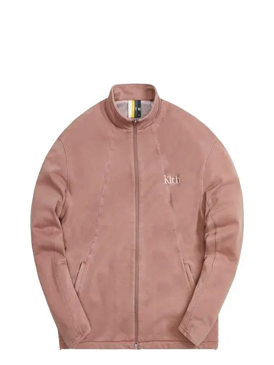 Kith Windsor Panelled Track Jacket - Dusty Mauve