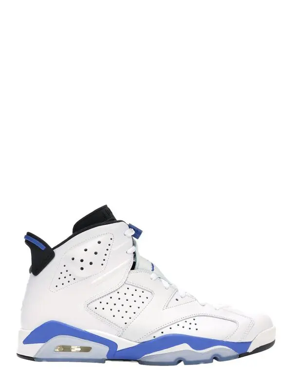 JORDAN 6 Retro Sneakers - White/sport Blue/black
