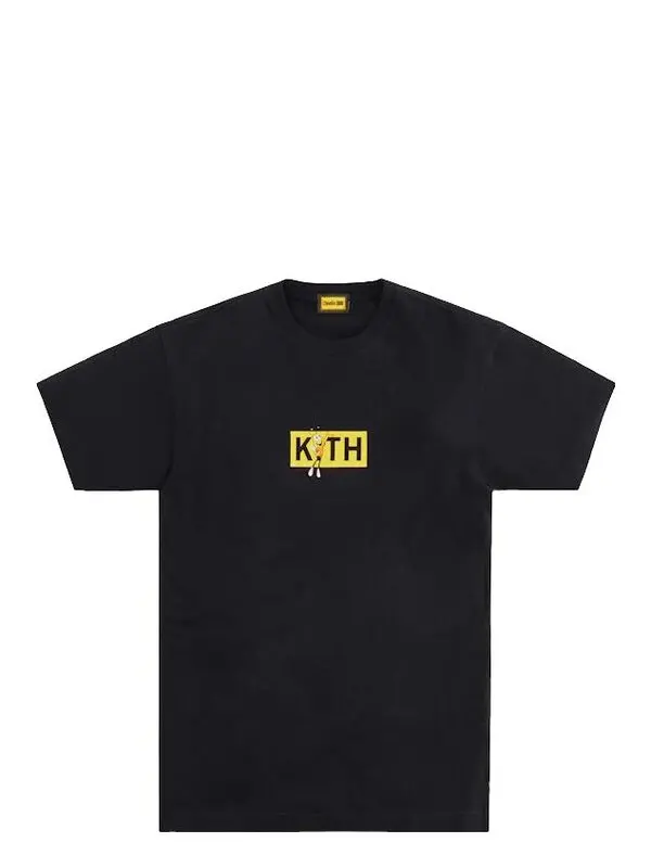 Kith Treats Honey Nut Cheerios Buzz Bee Classic Logo Tee Shirt - Black