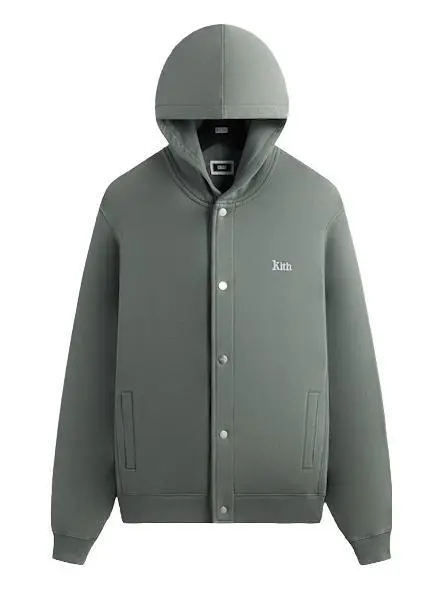 Kith Williams Vi Hooded Fleece Jacket - Court