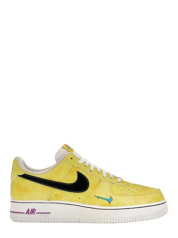 Nike Air Force 1 Low Peace, Love & Basketball - Speed Yellow/black/laser Blue