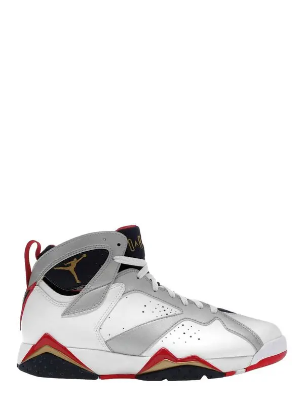 JORDAN 7 Retro Olympic Sneakers - White/metallic Gold/obsidian