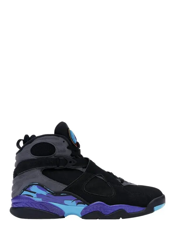 JORDAN Retro Aqua High-top Sneakers - Black/bright Concord/aqua Tone