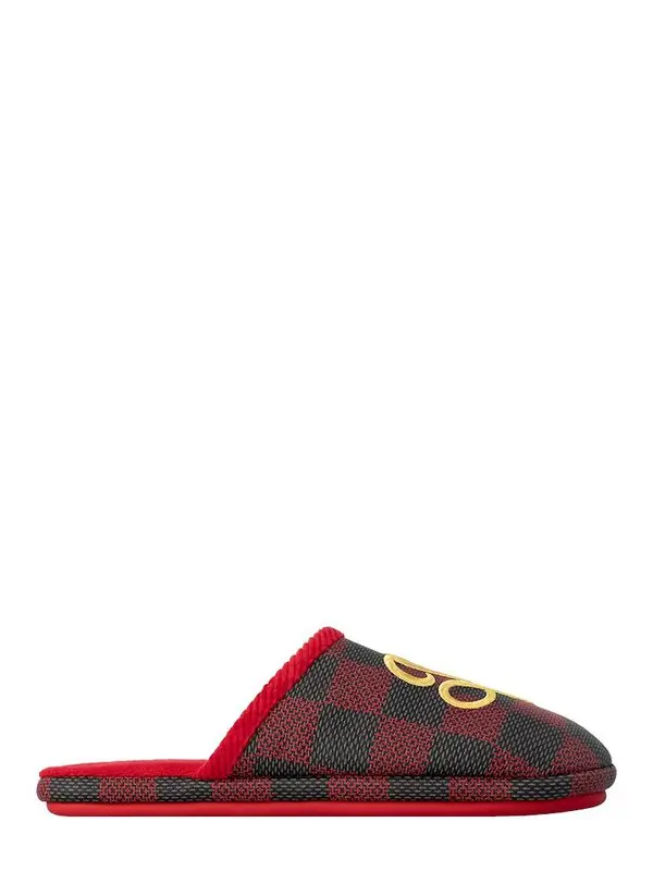 LOUIS VUITTON Palace Slipper Damier Pop - Red