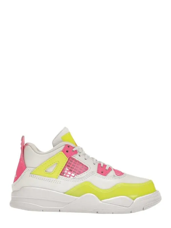 JORDAN 4 Retro Lemon Pink Sneakers - White/lemon Venom/pink Blast