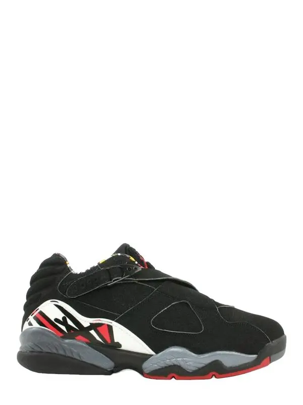 JORDAN 8 Retro Low Playoffs Sneakers - Black/varsity Red/white