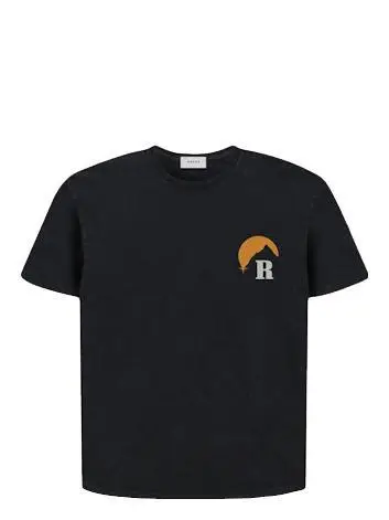 Rhude Mountain Logo Tee Shirt - Black