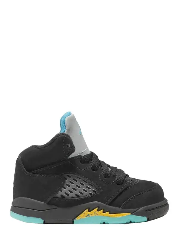 JORDAN 5 Retro Aqua Sneakers - Black/aquatone/taxi