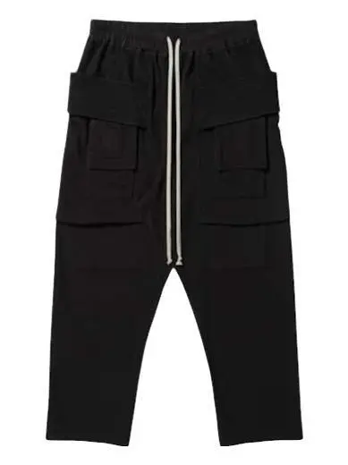Rick Owens Creatch Cargo Pants - Black