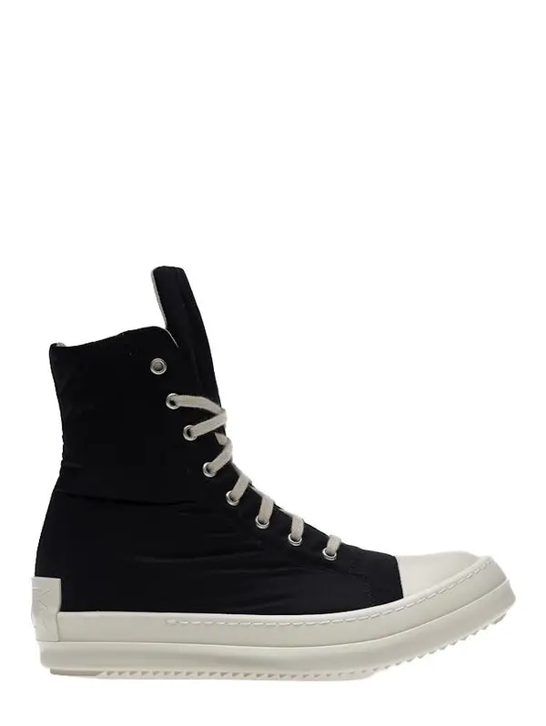 Rick Owens Strobein High-top Sneakers - Black/milk