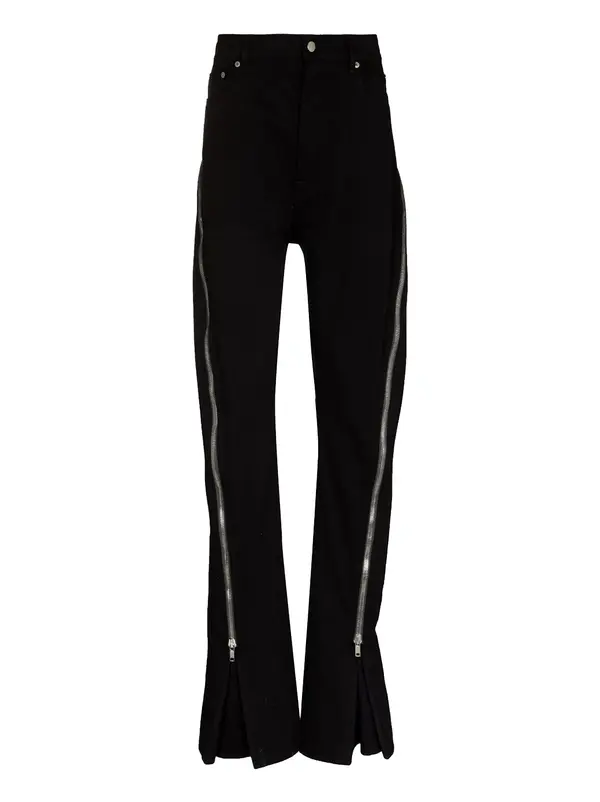 Rick Owens Fogachine Runway Slim Fit Pants - Black