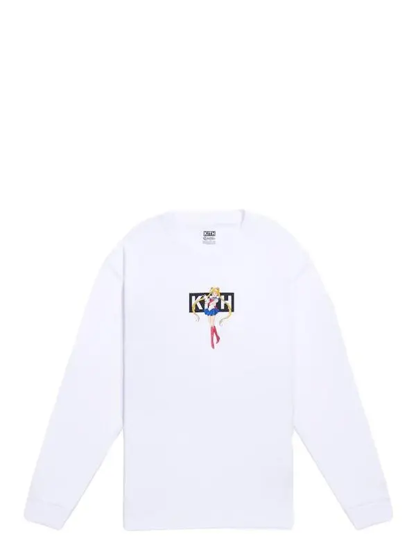 Kith X Sailor Moon Sonoma Long Sleeve Tee Shirt - White