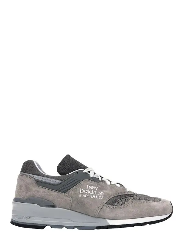 NEW BALANCE 997 Day Removed Logo Sneakers - Grey
