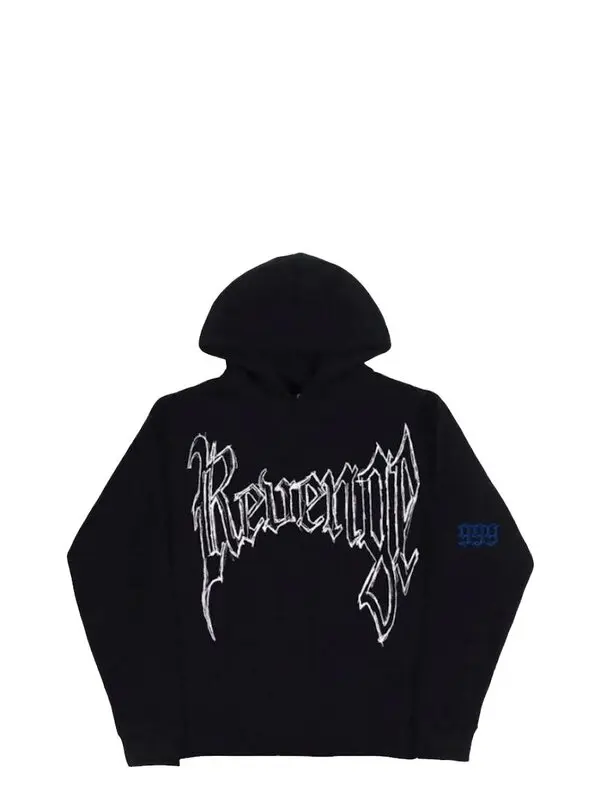 REVENGE X 999 Collage Hoodie - Black