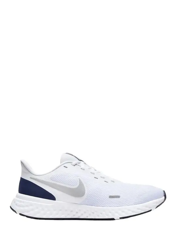 Nike Revolution 5 Sneakers - White/midnight Navy Blue/metallic Silver