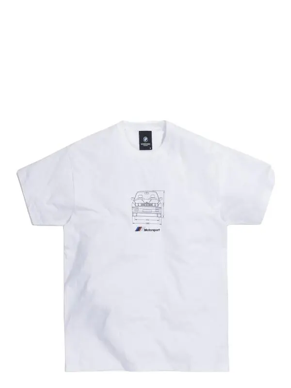 Kith X Bmw Front Dimensions Tee Shirt - White