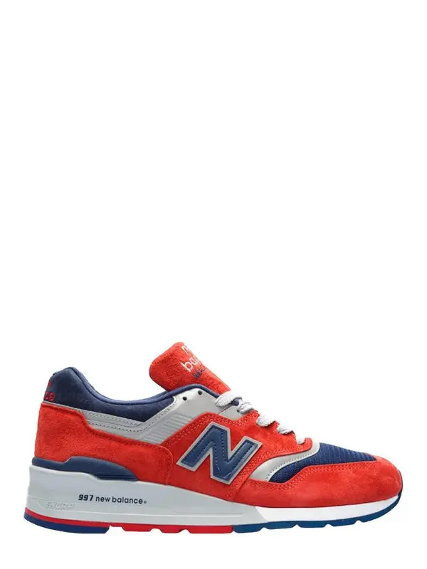 NEW BALANCE 997 Connoisseur Ski Sneakers - Red/navy Blue/grey