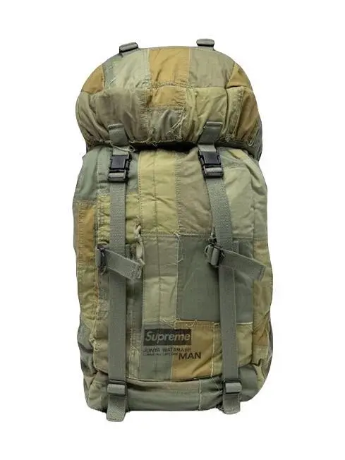 Supreme Junya Watanabe Cdg Patchwork Backpack - Olive