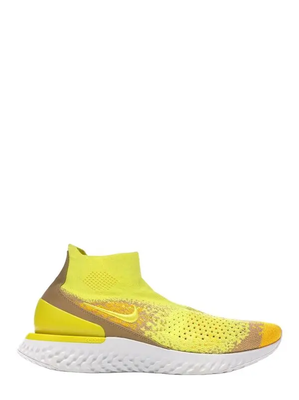 Nike Rise React Flyknit Sneakers - Sonic Yellow/dark Stucco/amarillo