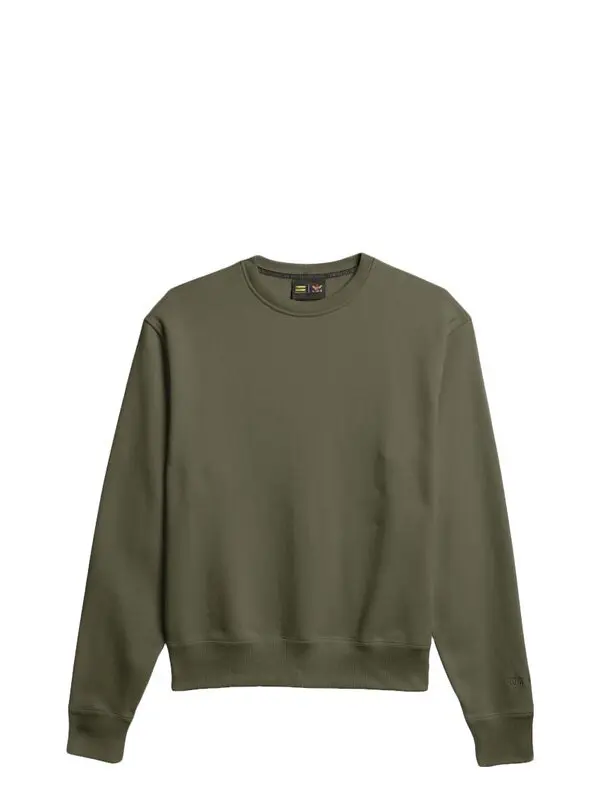 Adidas Pharrell Williams Basics Crewneck Sweatshirt - Olive Cargo