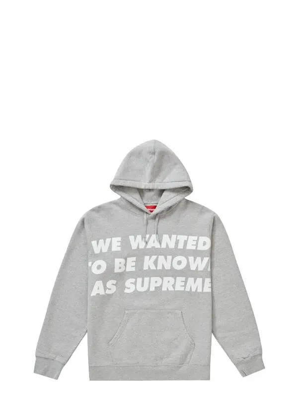 Supreme Hooded Sweatshirt - Heather Grey