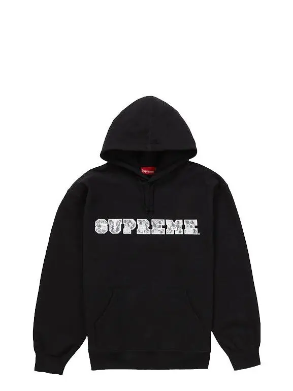 Supreme Lace Hooded Sweatshirt - Black
