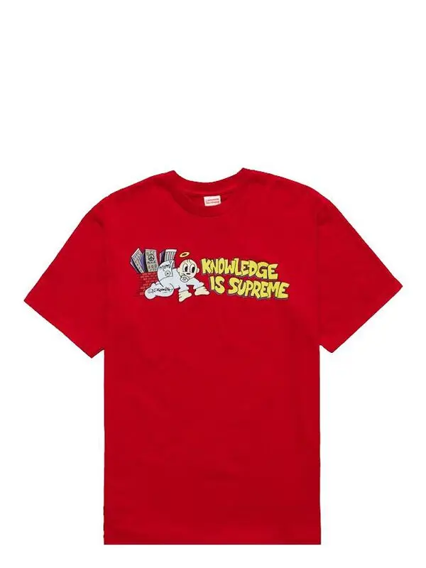 Supreme Knowledge Tee Shirt - Red