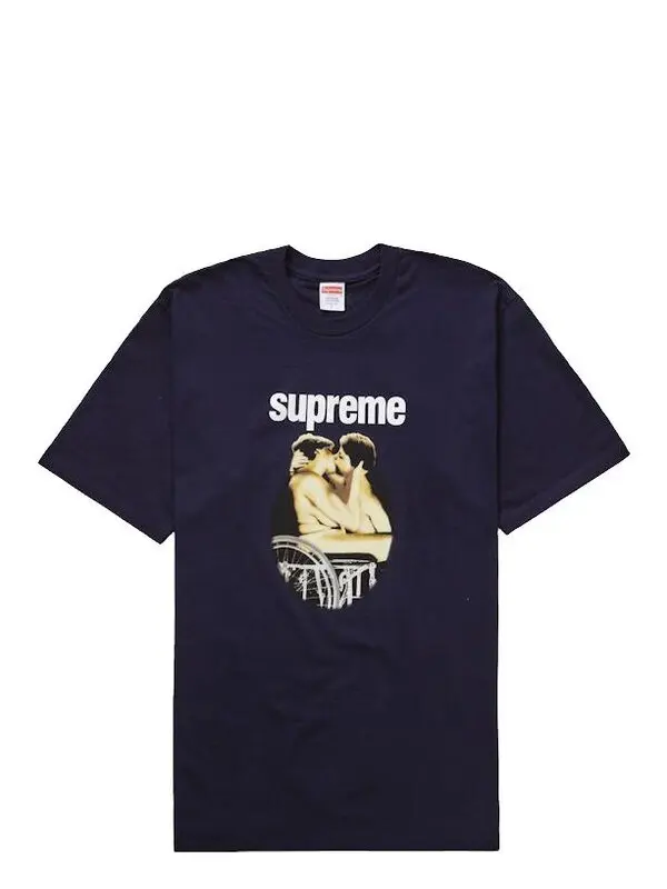 Supreme Kiss Tee Shirt - Navy Blue