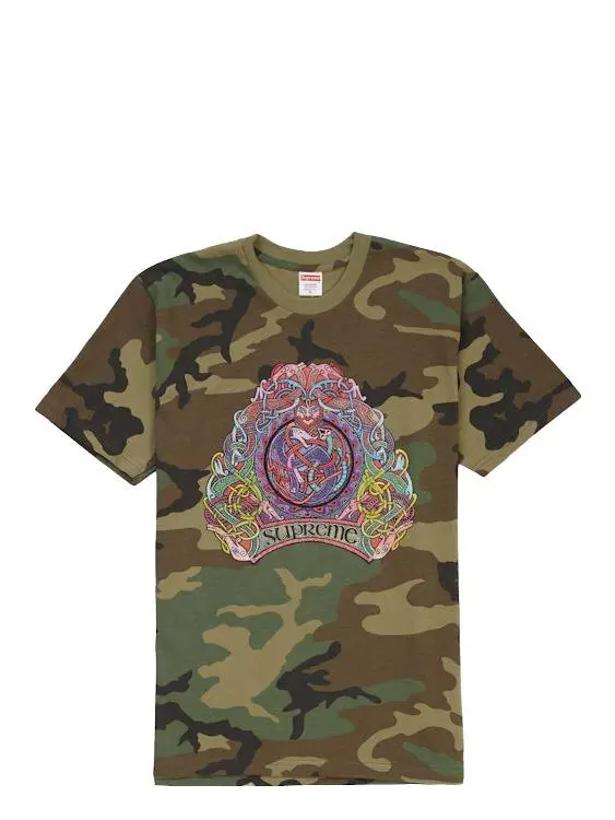 Supreme Knot Tee Shirt - Woodland Camo