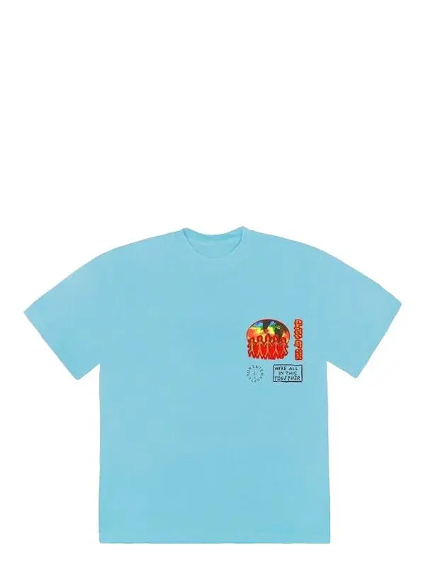 TRAVIS SCOTT Cactus Jack C/o 2020 T-shirt - Light Blue