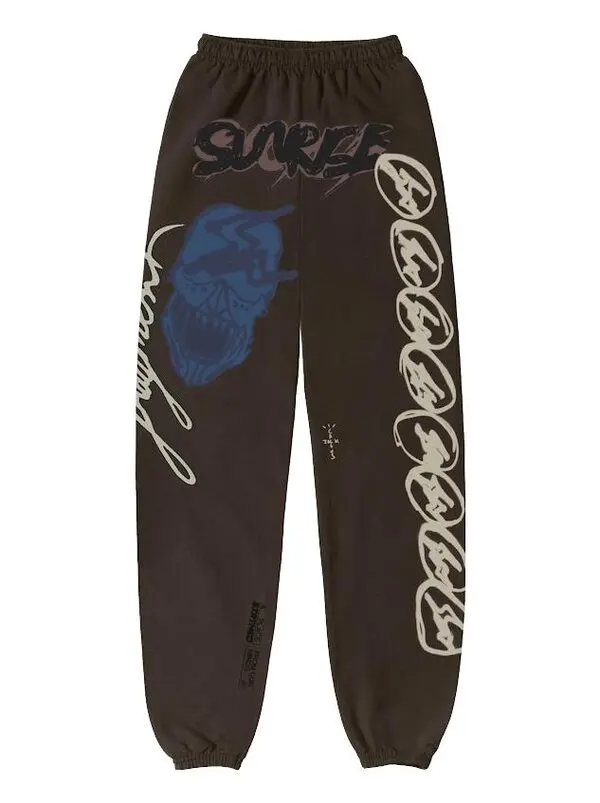 TRAVIS SCOTT Cactus Jack For Fragment Sunrise Sweatpants - Brown