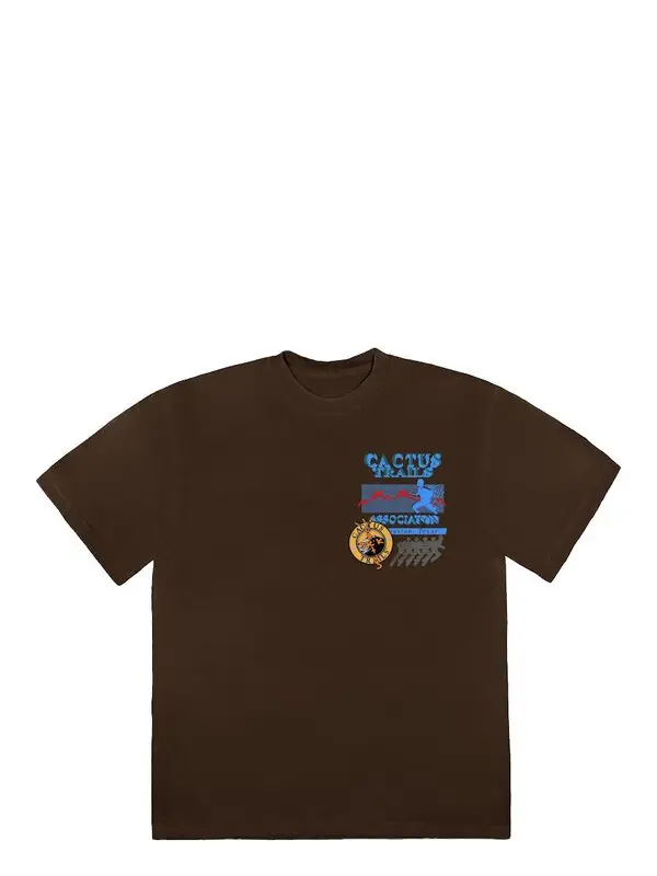TRAVIS SCOTT Cactus Trails Assn T-shirt - Brown