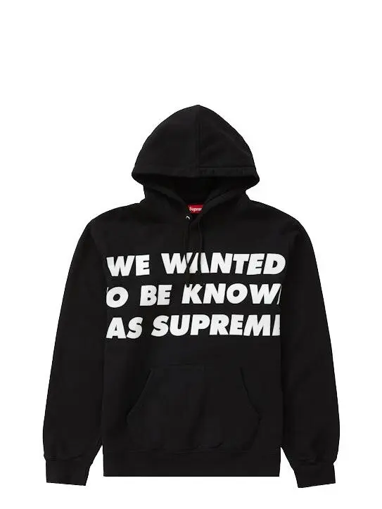 Supreme Hooded Sweatshirt - Black