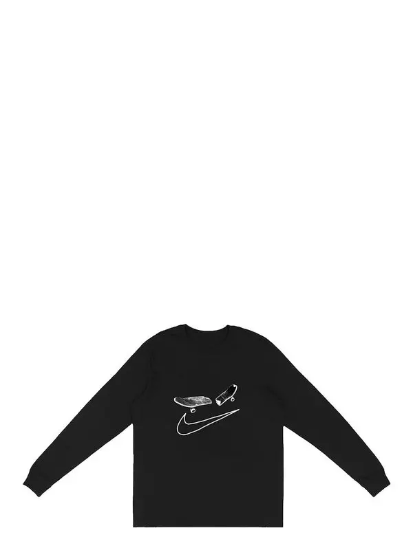 TRAVIS SCOTT Cactus Jack For Nike Sb Longsleeve T-shirt I - Black
