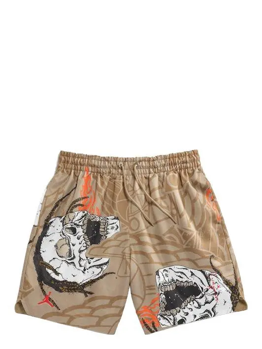 TRAVIS SCOTT Cactus Jack X Jordan Pool Short - Khaki