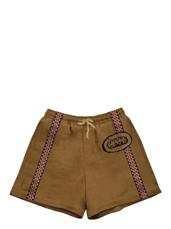 TRAVIS SCOTT Cactus Jack Stripe Short - Brown